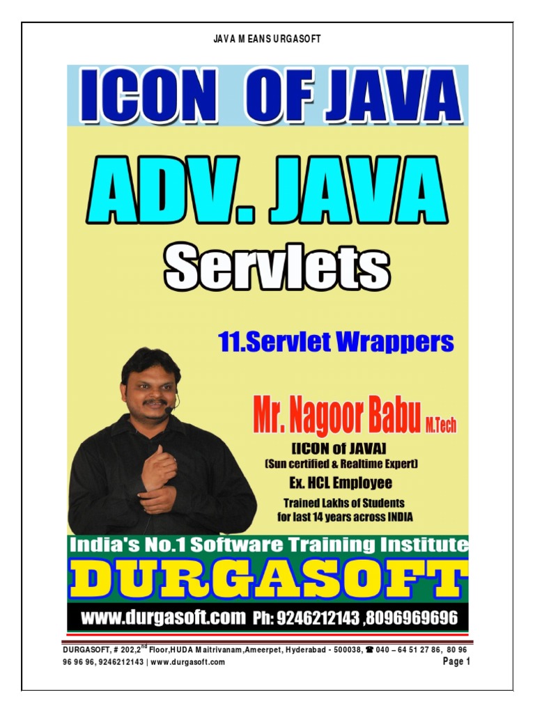 11.servlet Wrappers | PDF | Java Servlet | Application Programming Interface
