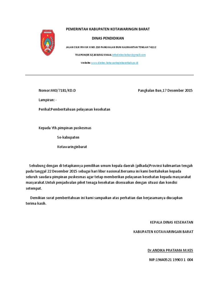 Surat Resmi Pemerintahan | PDF