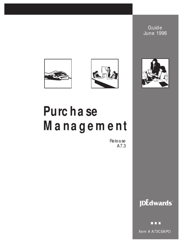 JDE Purchasing PDF | PDF | Voucher | Receipt