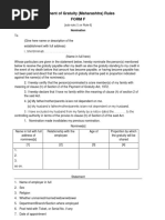 Form F Nomination-Gratuity | PDF