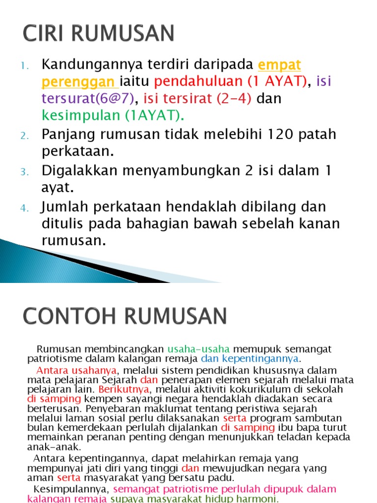 Nota Rumusan NK Print | PDF