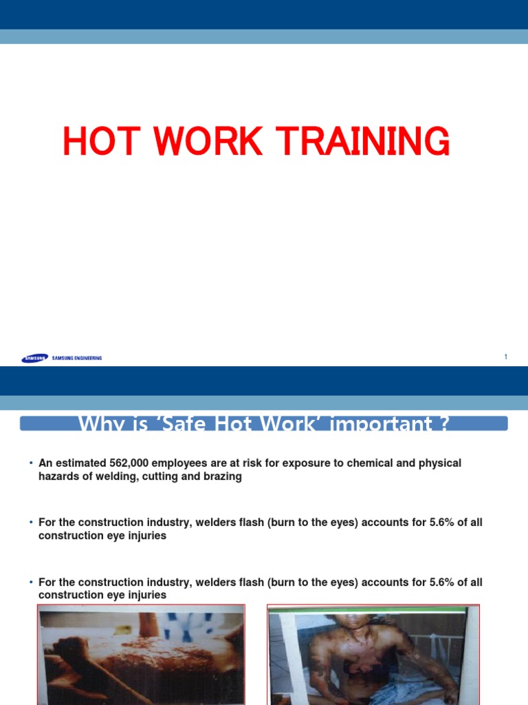 Hot Work Safety Training Overview | PDF | Welding | Construction
