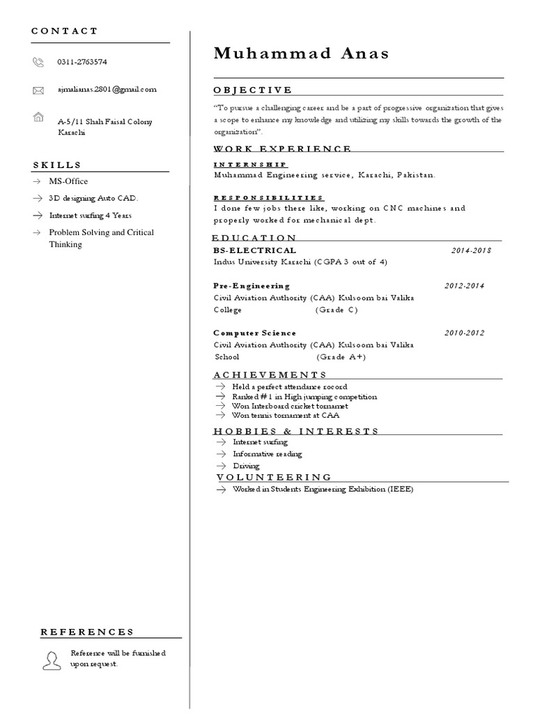 Anas Resume | PDF
