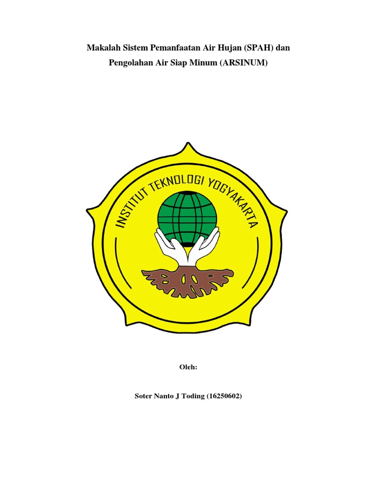 Makalah Sistem Pemanfaatan Air Hujan Revisi | PDF