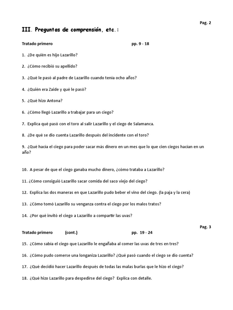 Preguntas de Comprension | PDF | Violencia | Ocio