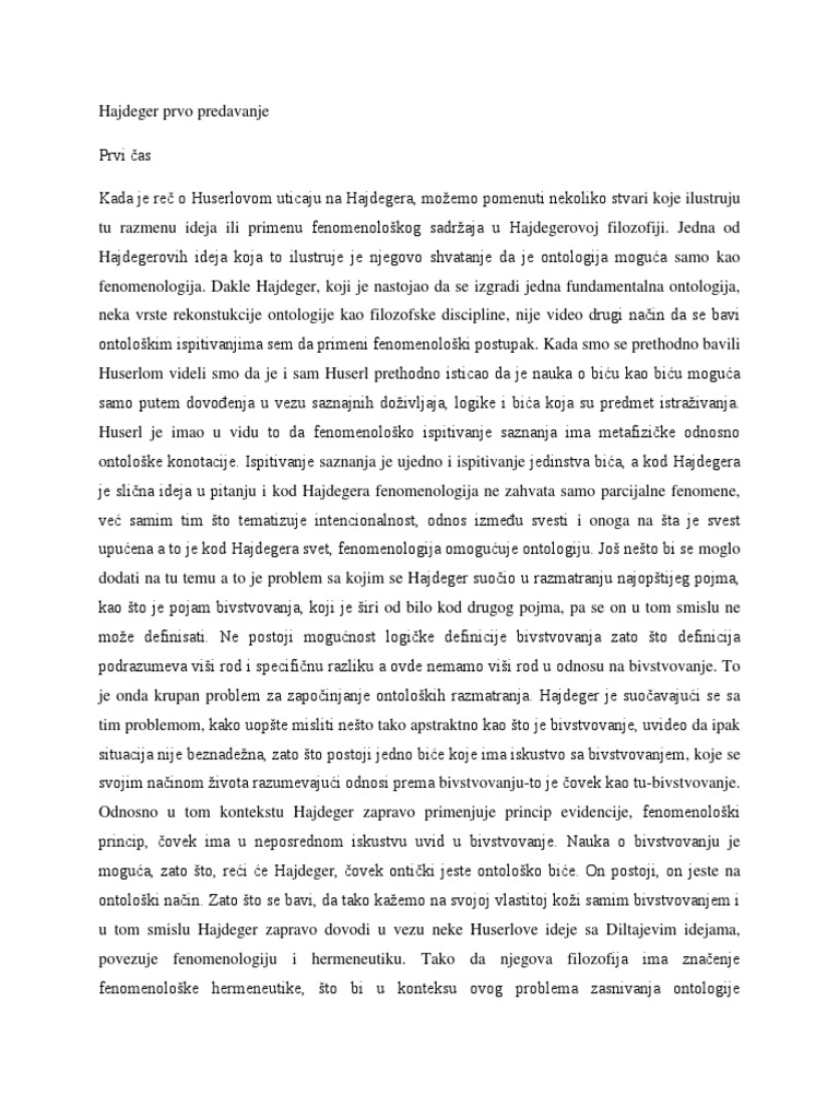 7,8,9. Hajdeger 1,2,3 | PDF