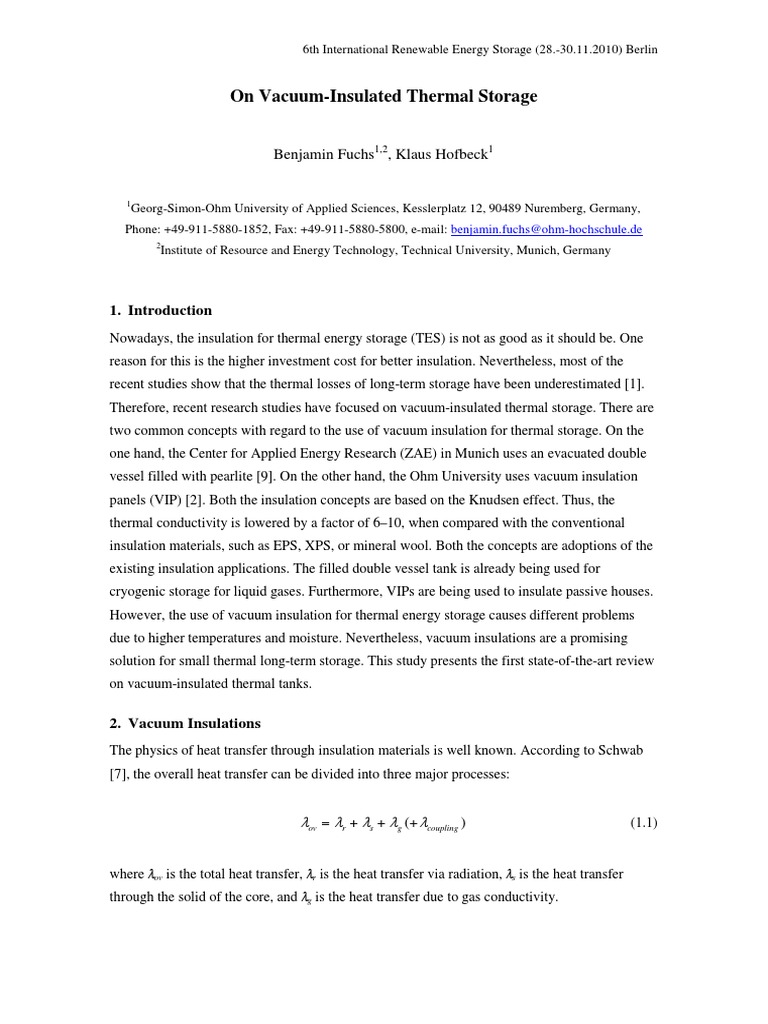 Vacuum Perlite | PDF | Thermal Conductivity | Heat Transfer