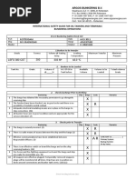 Ship Shore Safety Checklist Part A | PDF | Oil Tanker | Ships