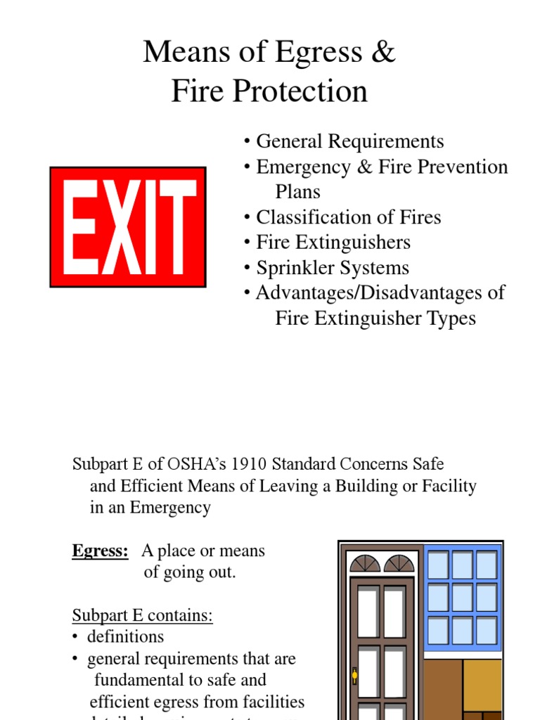 Egress & Fire Protection 2 | PDF | Fires | Fire Sprinkler System