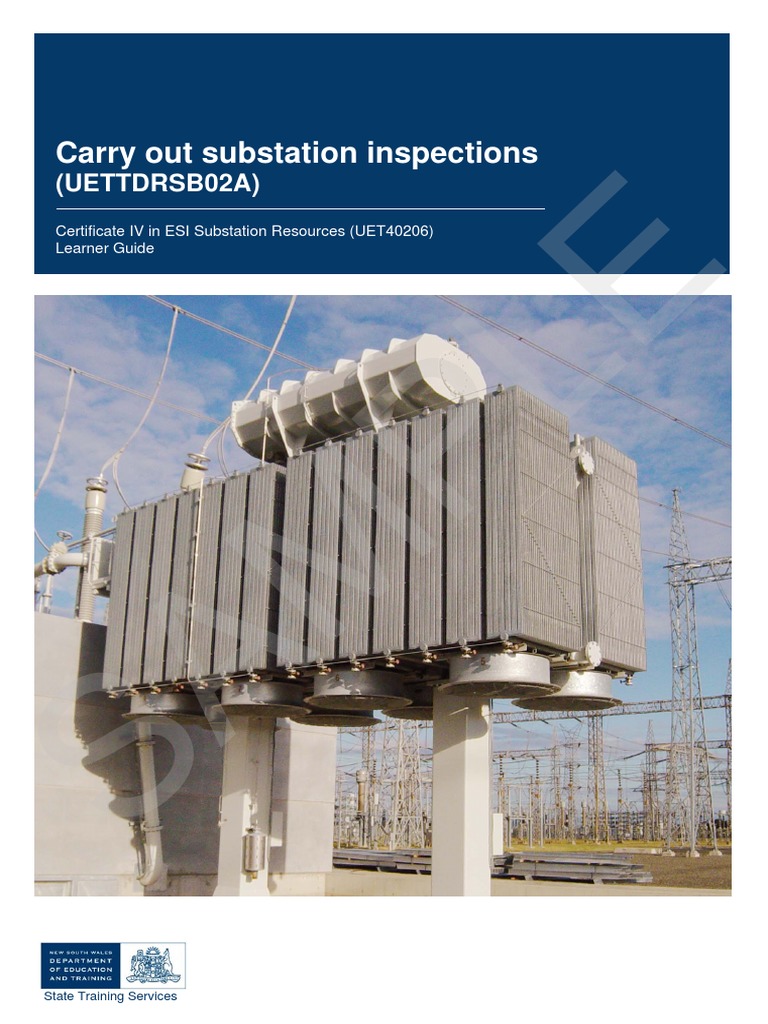 SS Inspection | PDF | Electrical Substation | Educational Assessment