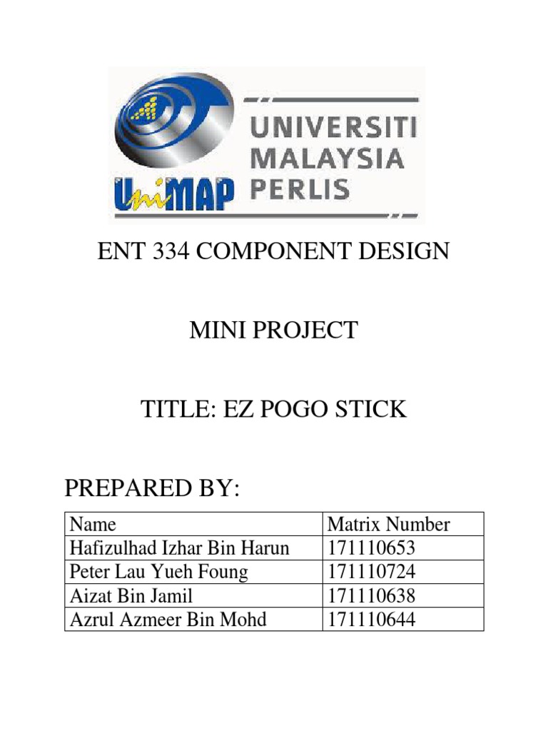 Ent 334 Component Design | PDF | Strength Of Materials | Chemical ...