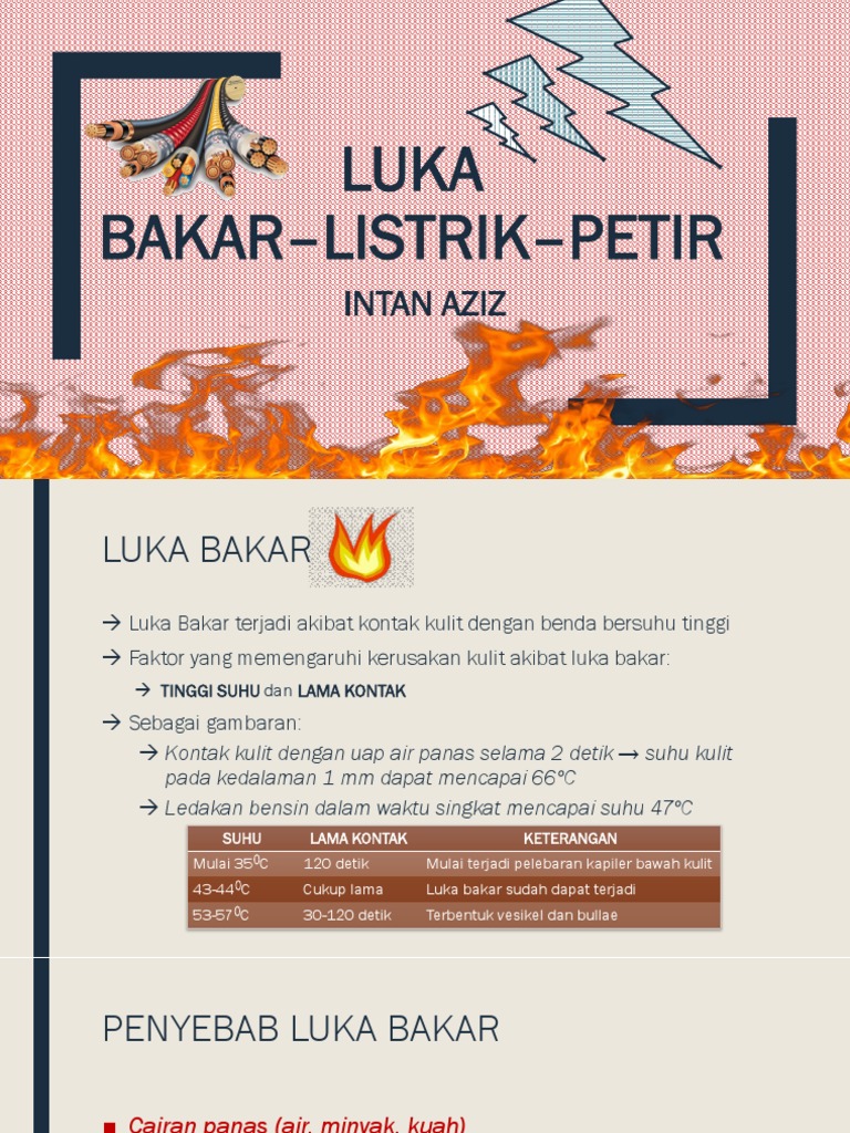 LUKA Bakar Listrik Petir | PDF