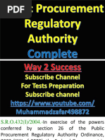 PPRA Rules (Amended 31-12-2021) | PDF | Procurement | Business