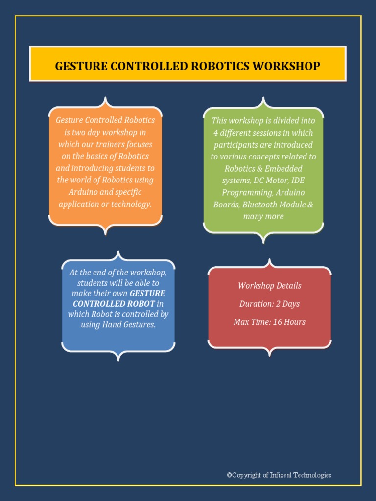 Gesture Controlled Robots | PDF | Arduino | Robotics