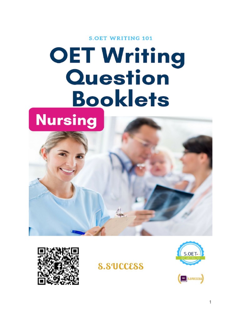 OET Writing Question Booklets (Nurses) - S.OET | PDF | Surgery ...