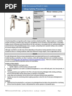 Lathe Machine Safety Guidelines | PDF | Switch | Manufactured Goods