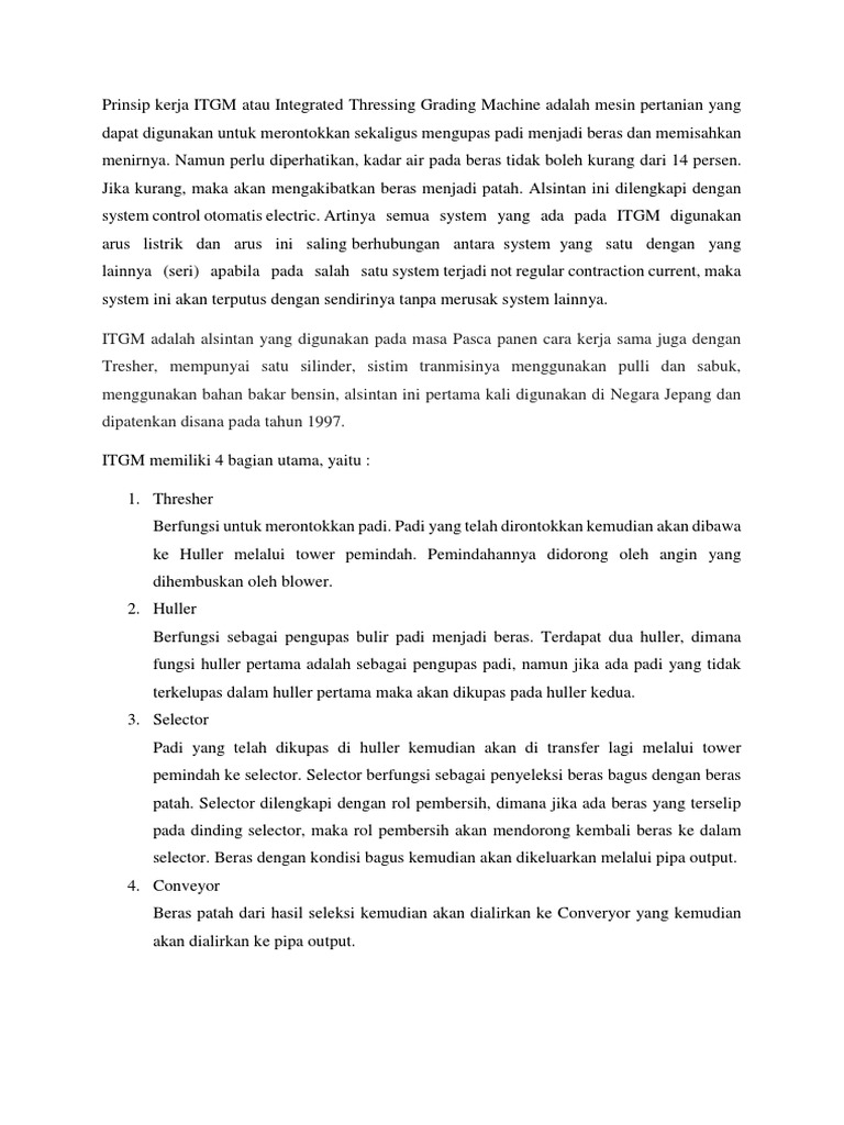 Isi Laporan Itgm | PDF