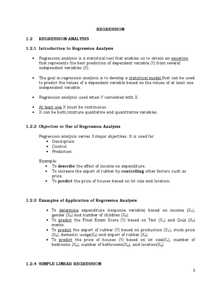 Regression Analysis Explained | PDF | Correlation And Dependence | Coefficient Of Determination