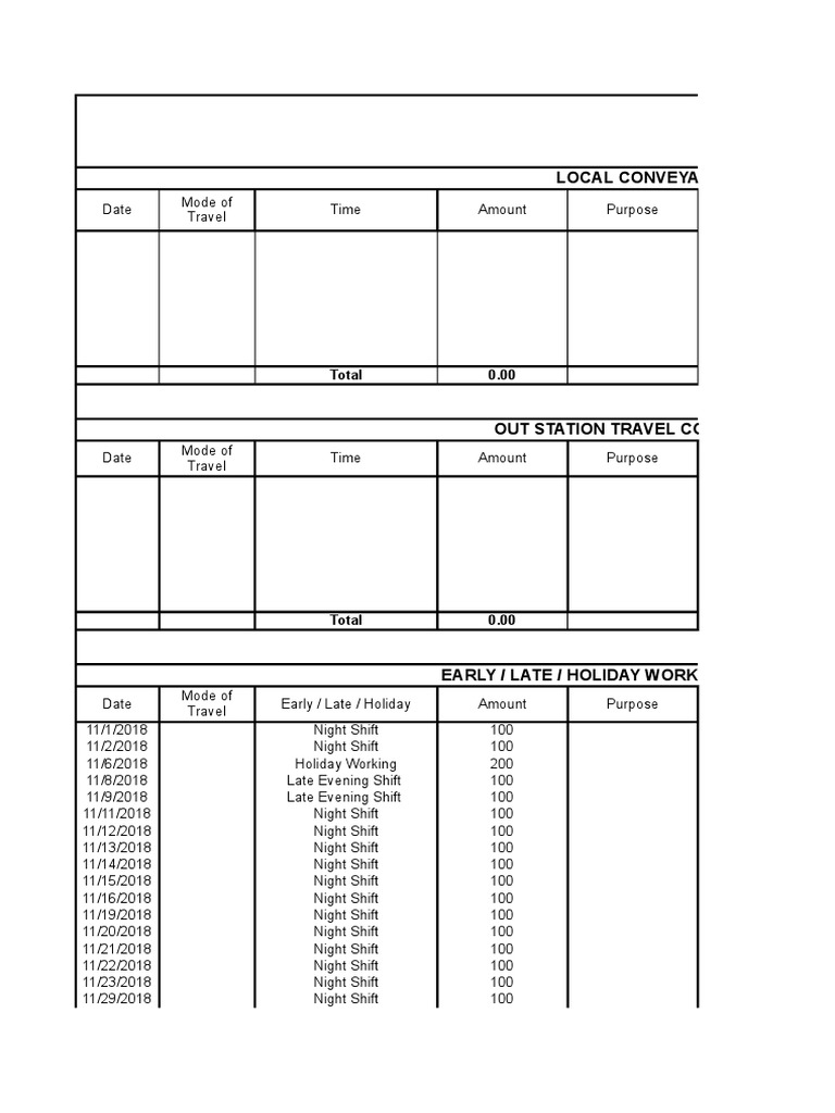 Local Conveyance Details: Total 0.00 | PDF | Business