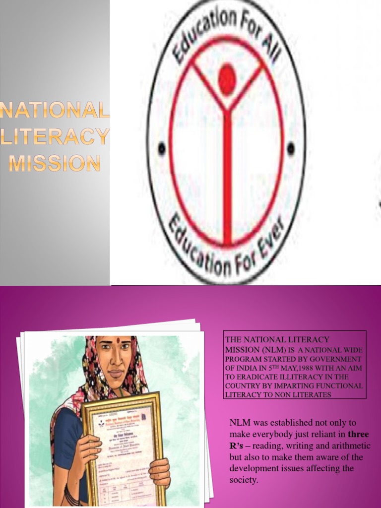National Literacy Mission | PDF