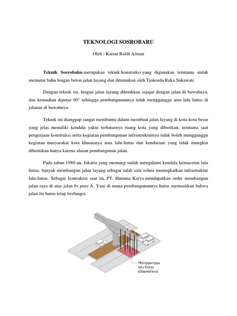 Teknik Sosrobahu dalam Konstruksi Jalan Layang | PDF