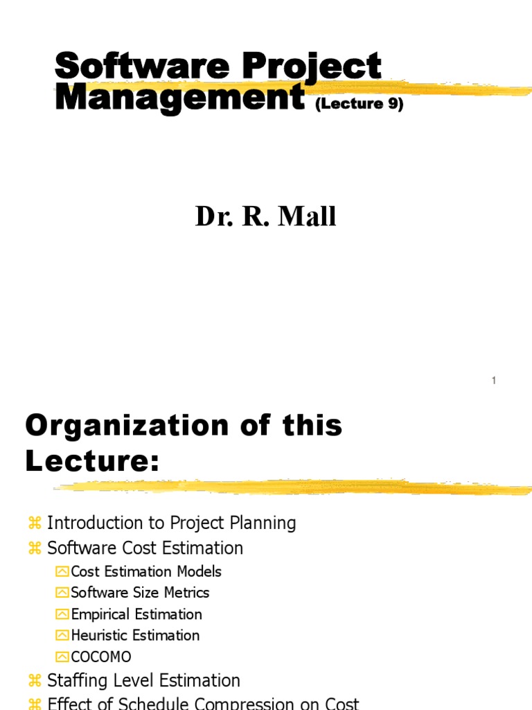 Software Management Rajib Mall | PDF | Software Engineering | Systems Engineering