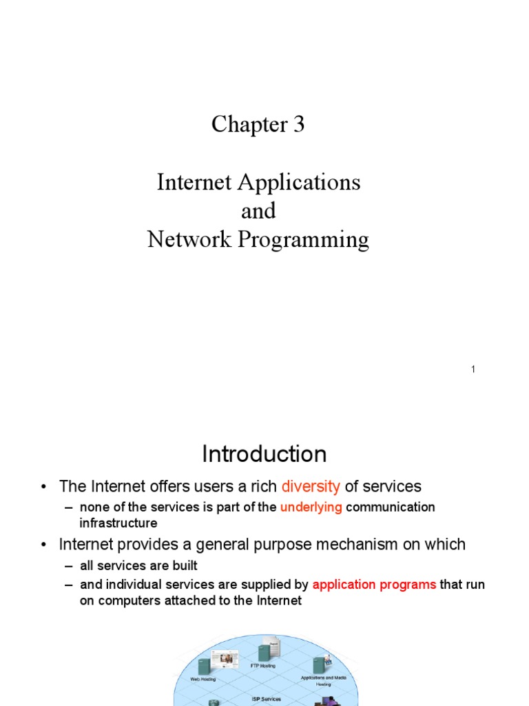 Internet Applications and Network Programming | PDF | Network Socket ...