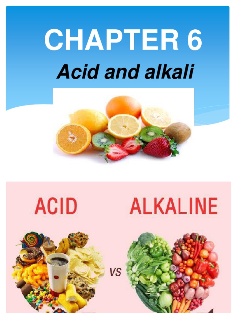 CPT 6 Acid and Alkali | PDF | Acid | Molecules