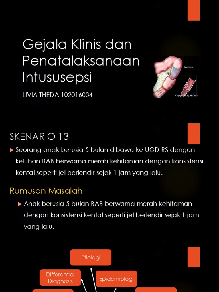 Intususepsi pada Bayi: Diagnosis dan Penatalaksanaan | PDF | Kesehatan ...
