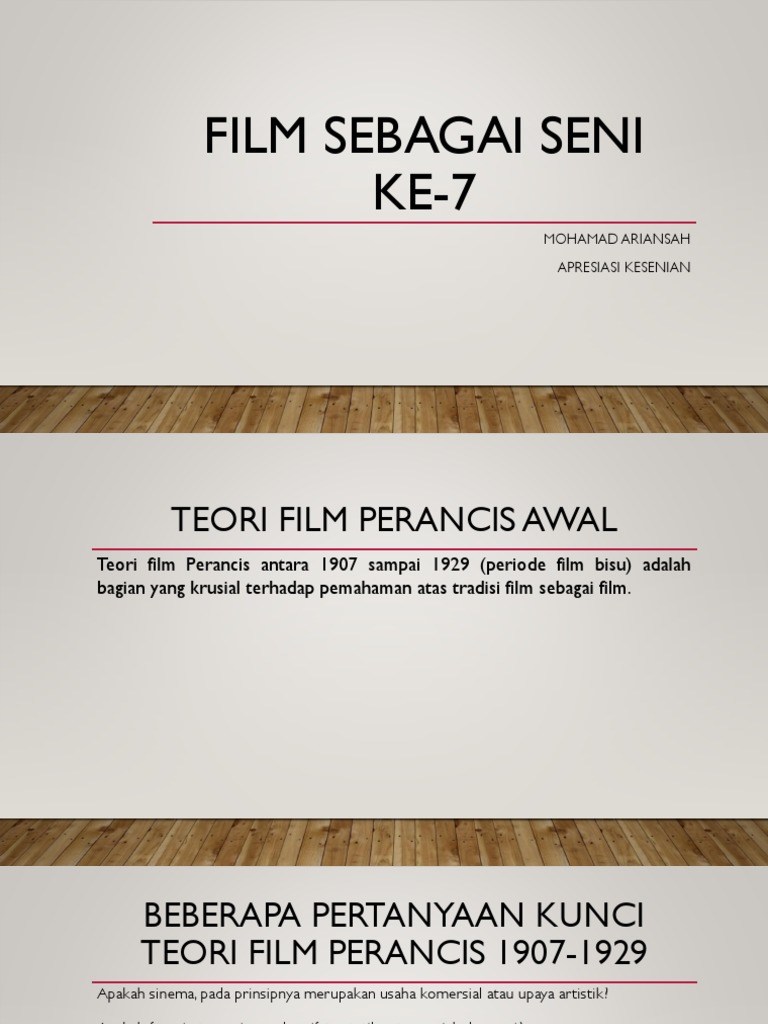 Sinema: Seni Ke-7 dan Teorinya | PDF