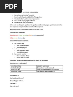 Mixed Tenses - Conversation Questions | PDF