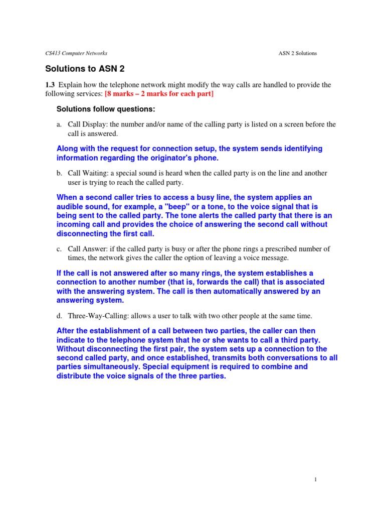 Asn2 Solution | Download Free PDF | Gateway (Telecommunications ...