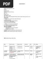 Lesson Plan: Literacy /a/ Sound | PDF | Lesson Plan | Cognition