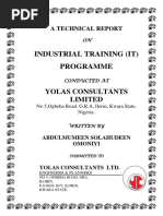 UiTM Industrial Training Report | PDF | Scaffolding | Concrete