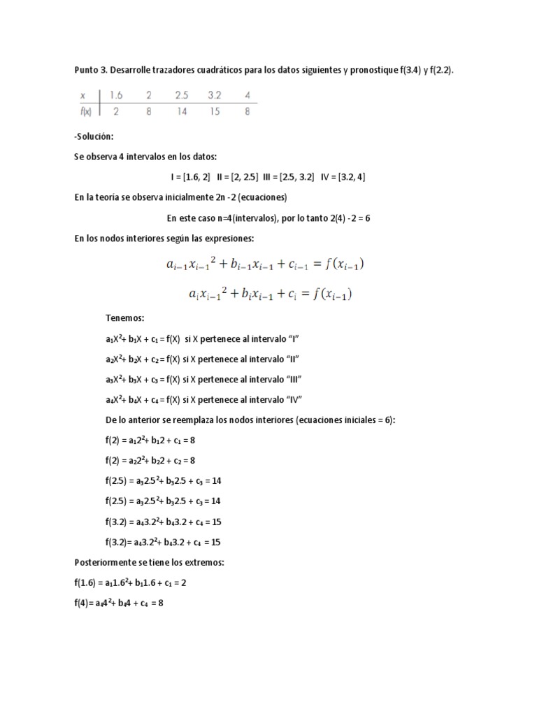 Trazadores Cuadraticos | PDF