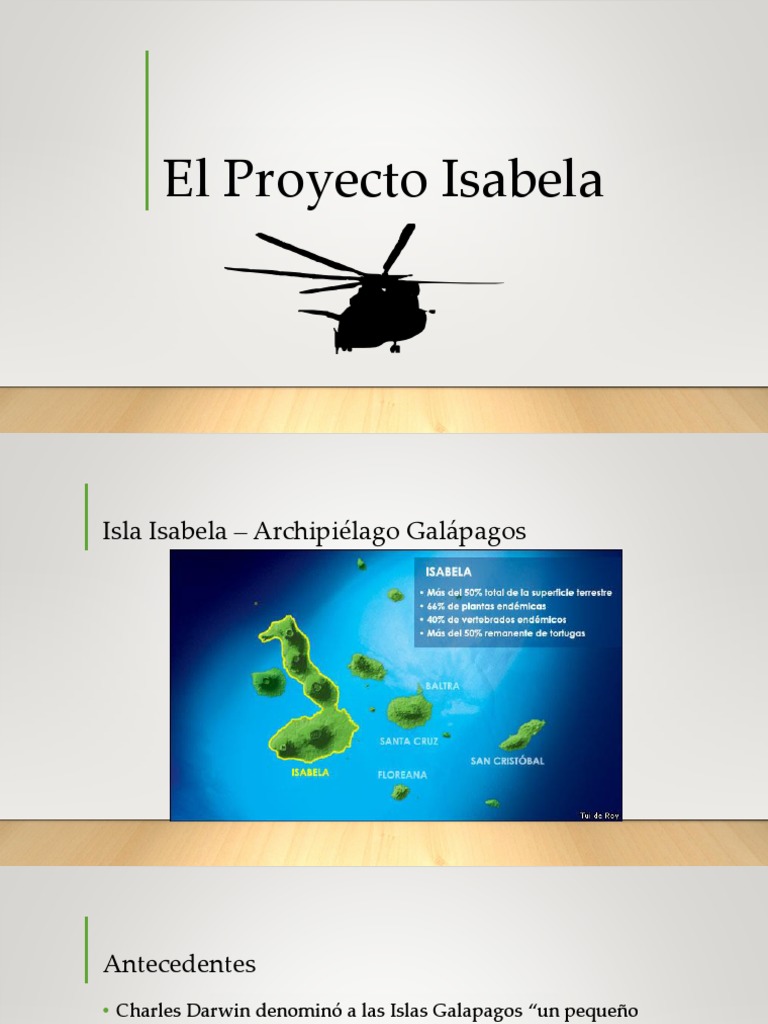 El Proyecto Isabela | PDF | Islas Galápagos | Conservación
