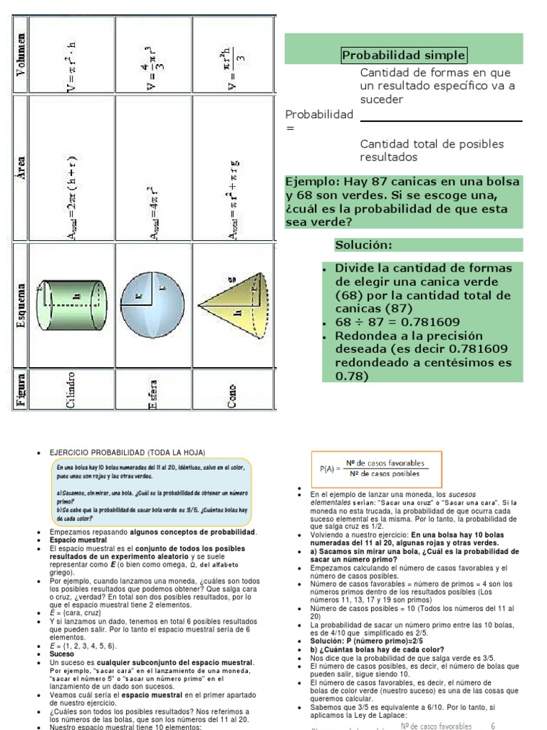 Probabilidad Simple | PDF | Probabilidad | Probabilidades y estadísticas