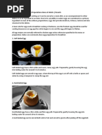 Food and Accompaniment List With Examples | PDF