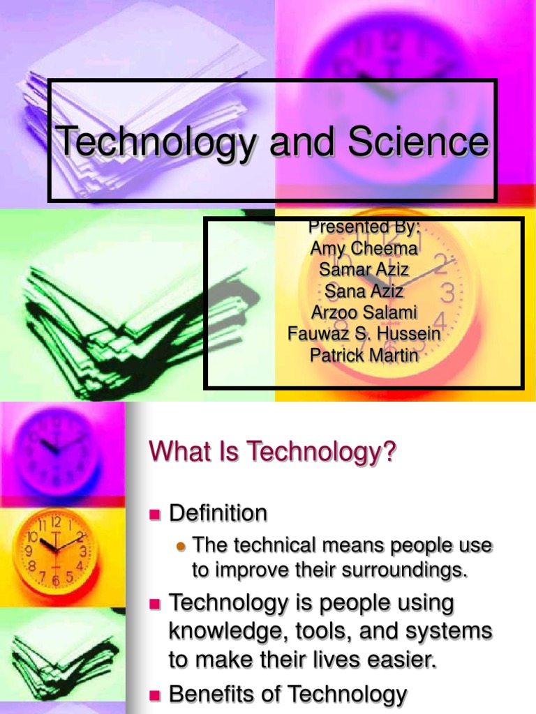 Power Point Presentation On Science and Technology | Download Free PDF ...