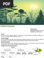 Forest Ecosystem | PDF | Forests | Trees