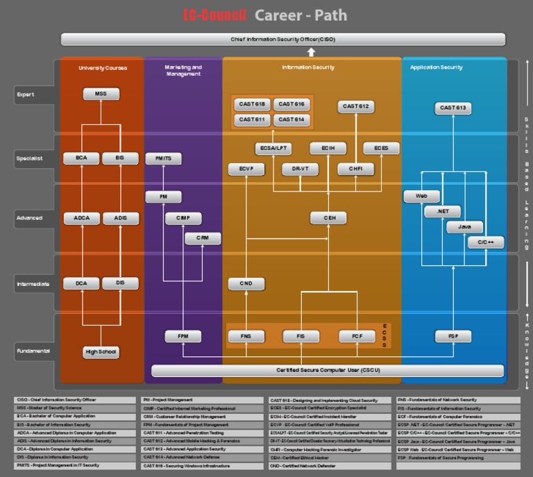 EC Council Career Path 2015 | PDF | Crime Prevention | Software