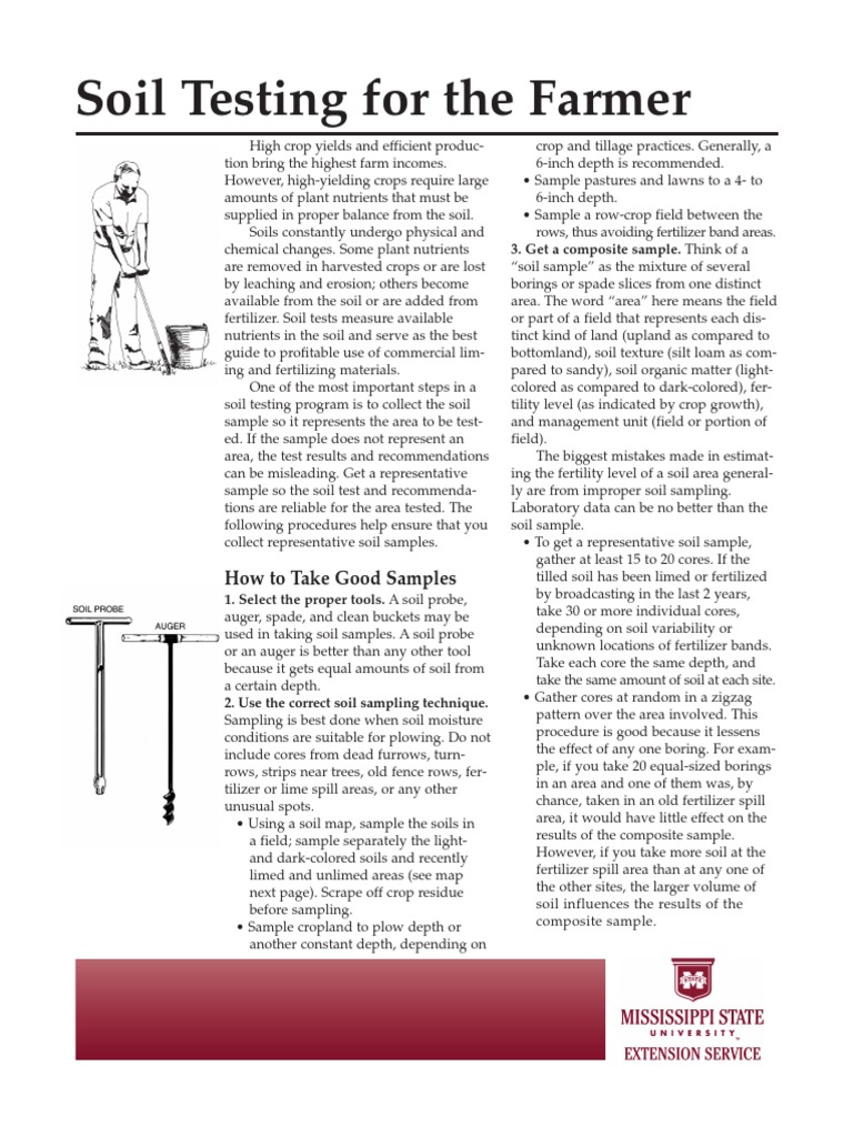 Soil Testing For Farmers | PDF | Fertilizer | Soil