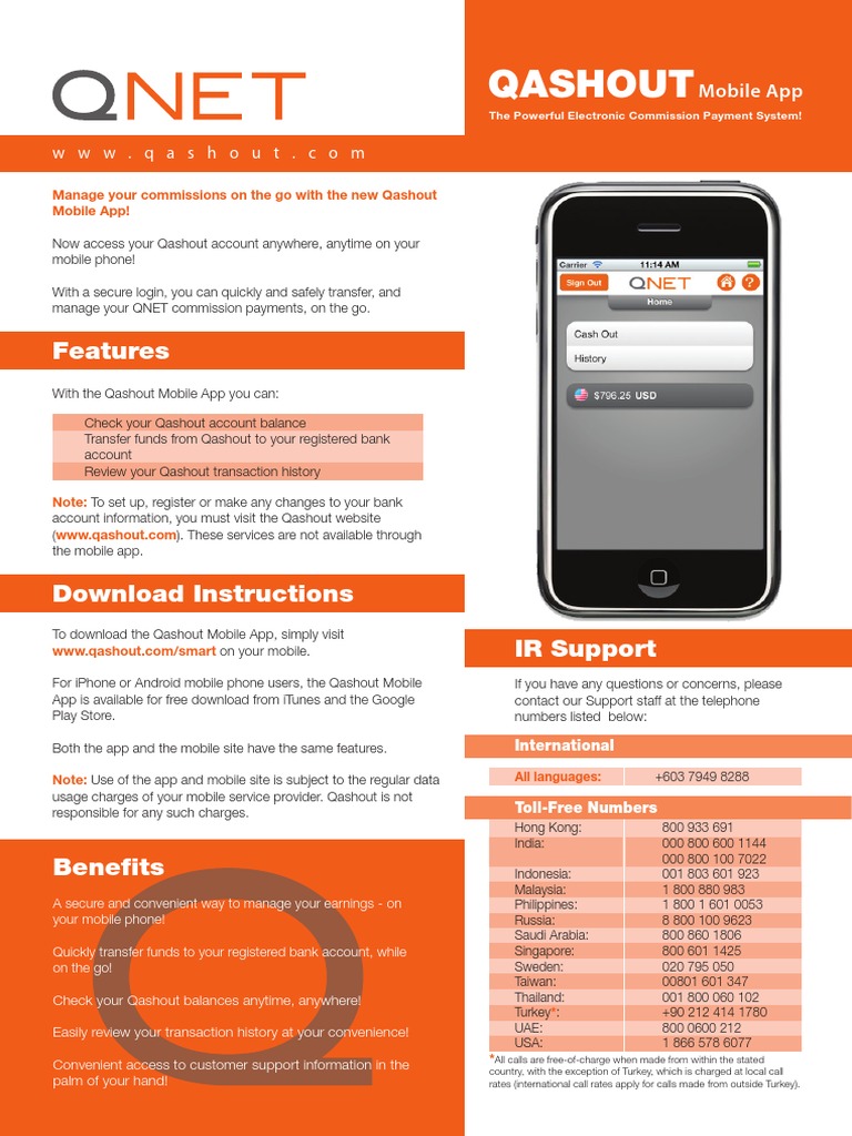 QNET-Qashout - Mobile App - Getting Started Guide (ENGLISH) PDF | PDF | Financial Transaction ...