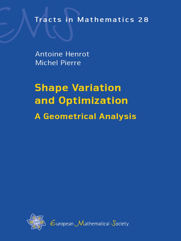 (EMS Tracts in Mathematics) Antoine Henrot, Michel Pierre - Shape ...