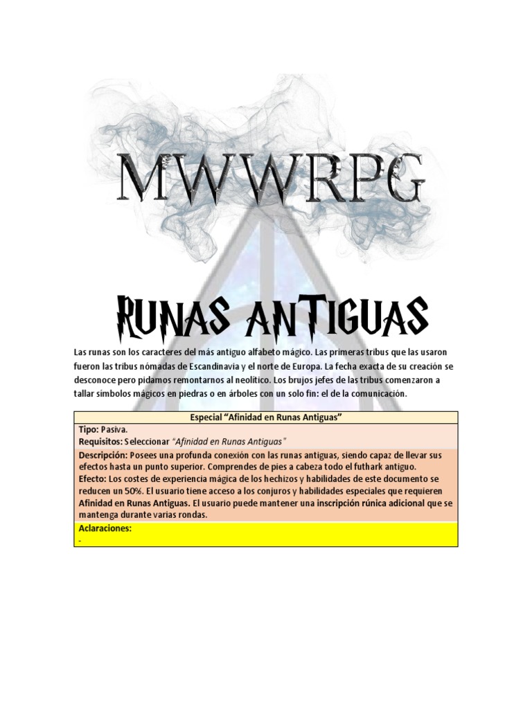 Runas Antiguas | Descargar gratis PDF | Runas | Alfabeto griego