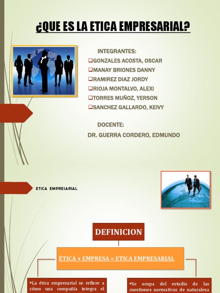 Etica Empresarial