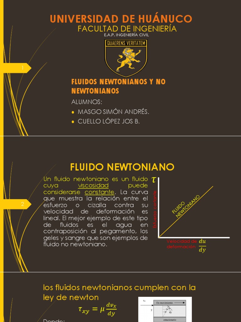 Fluidos Newtonianos y No Newtonianos | PDF | Viscosidad | Cantidades fisicas