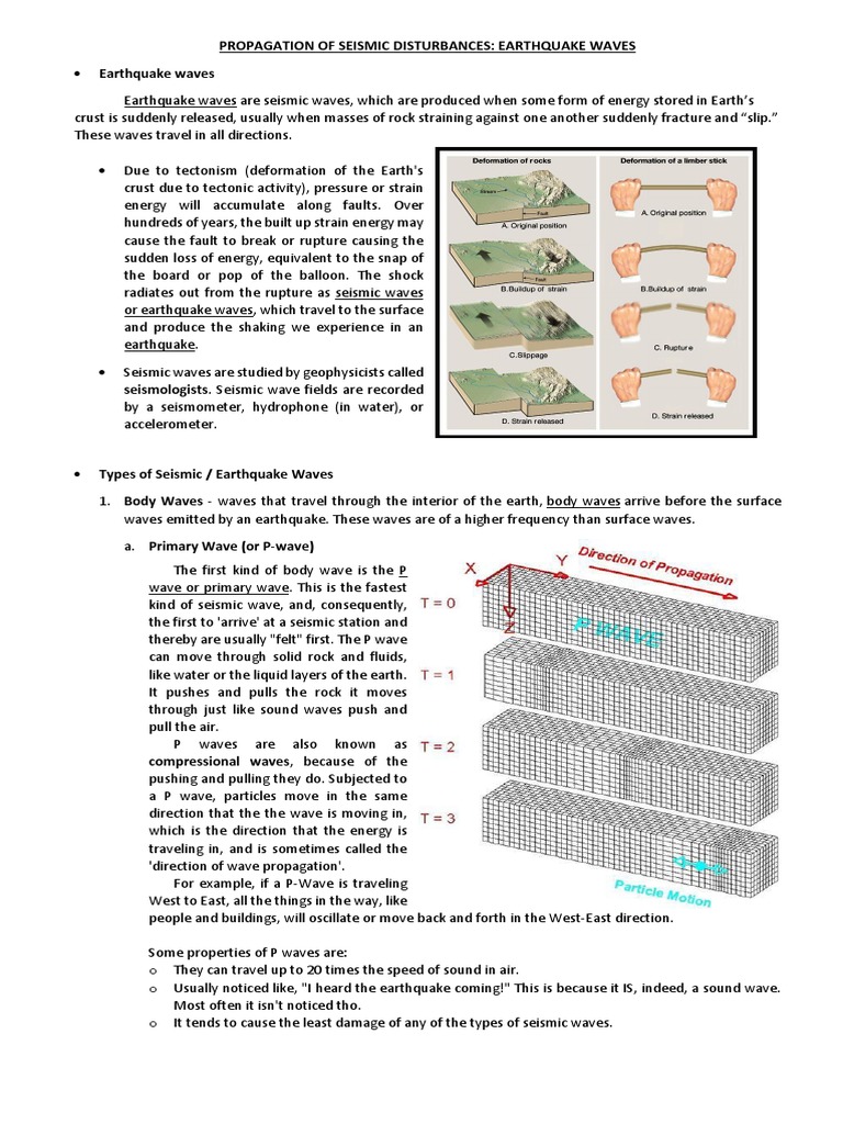 Chapter 4 Propagation of Seismic Disturbance | PDF | Earthquakes ...