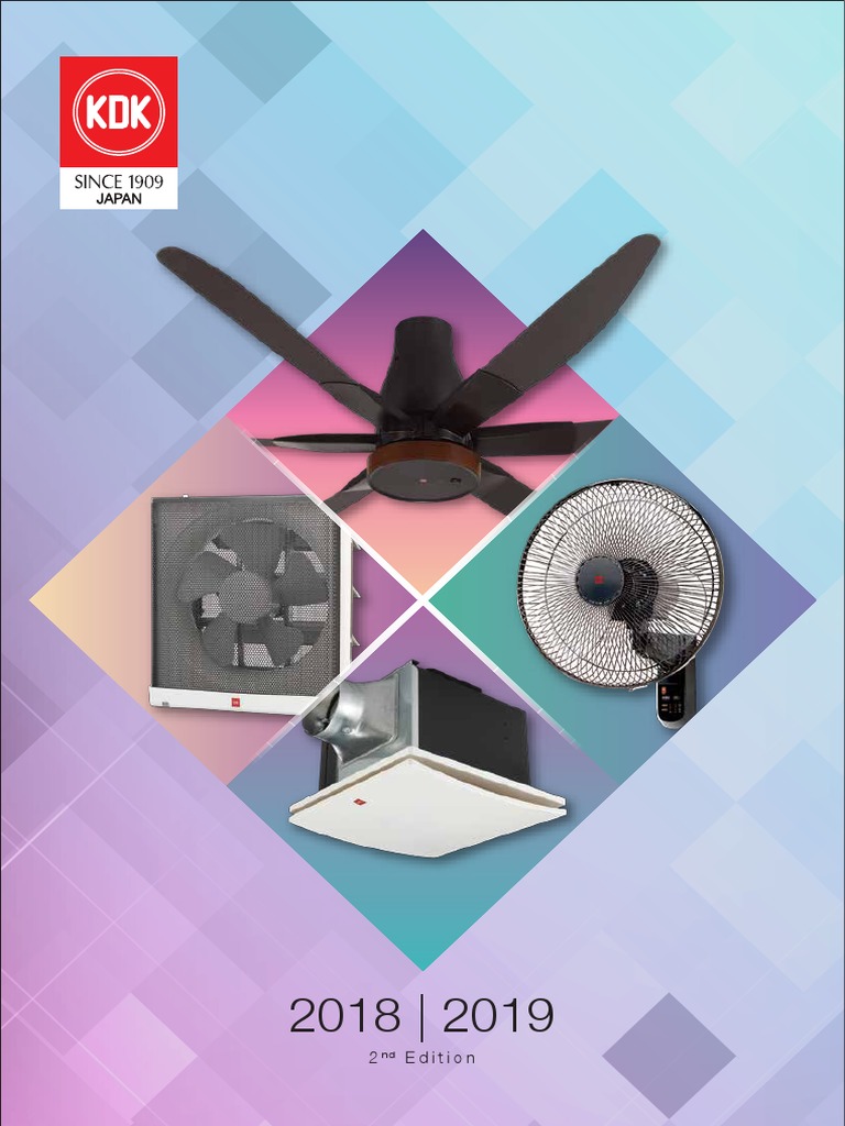 Brosur KDK Fan | PDF | Timer | Direct Current