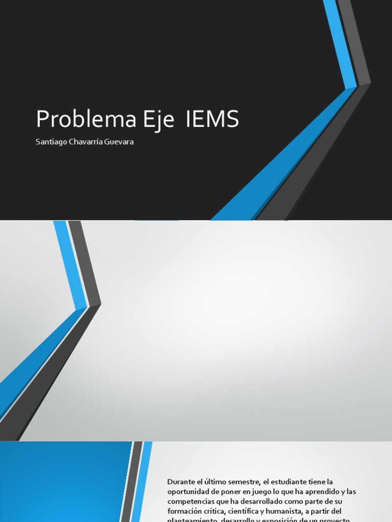 Proyecto Problema Eje IEMS CDMX | PDF | Cambio | Aprendizaje